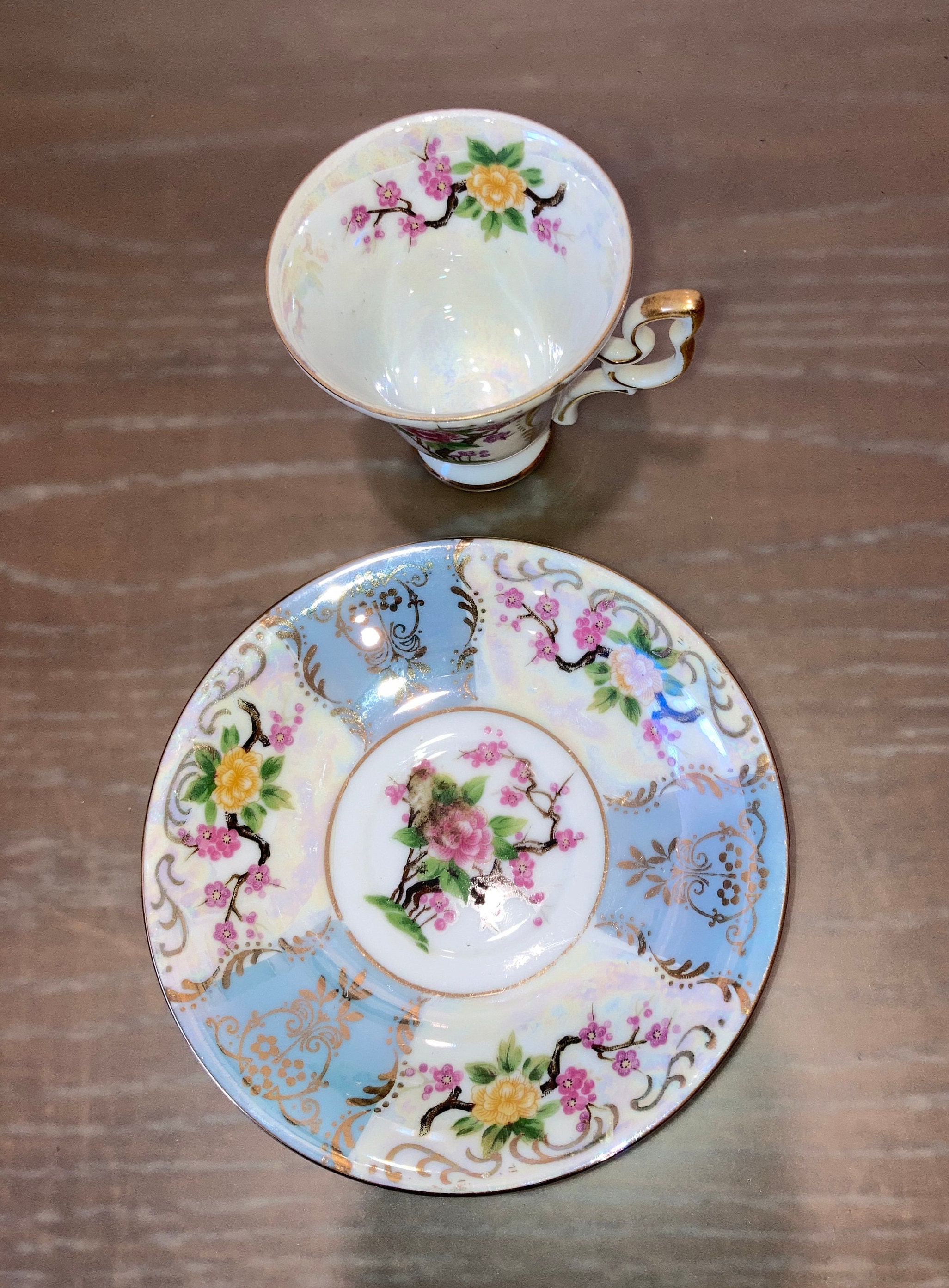 Vintage English Roses Tea Cup Royal Halsey Pink Roses Cup - Etsy