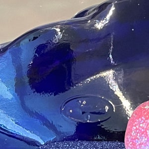 Fenton Cobalt Blue Jay Bird, Signed Fenton Blue Jay, Fenton Painted ...