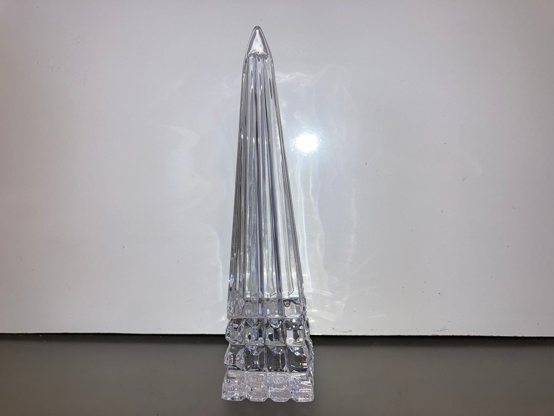 Waterford Crystal Monument Paperweight, Waterford Obelisk Paperweight ...