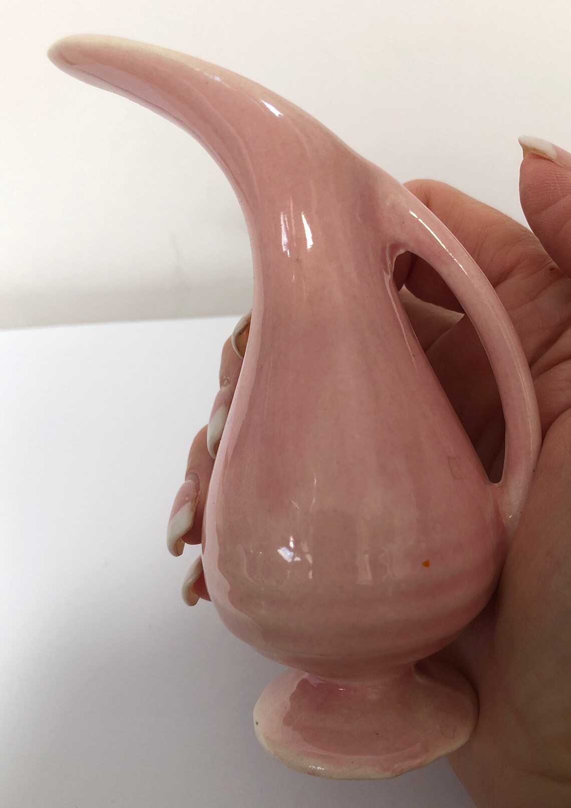 Vintage Red Wing USA Pitcher Red Wing Pink Modern Pitcher - Etsy