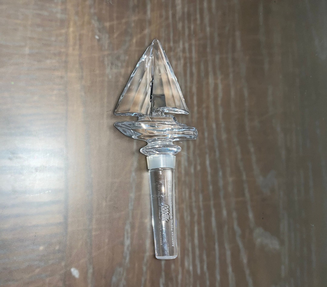 Vintage Mikasa Ship Stopper, Mikasa Crystal Bottle Stopper, Mikasa ...