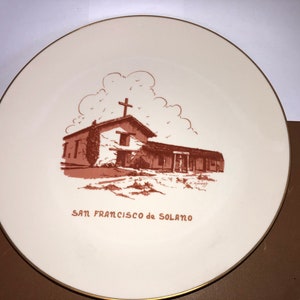 2 Vintage California Mission Dinner Plates, Lenox Plates, 10 Dinner ...