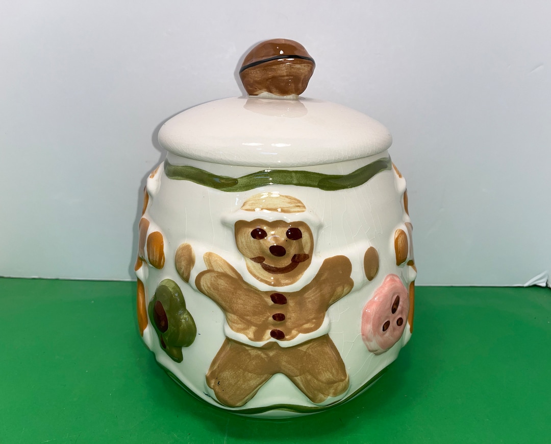 Mid Century USA Cookie Jar 1950 Los Angeles Pottery Cookie - Etsy