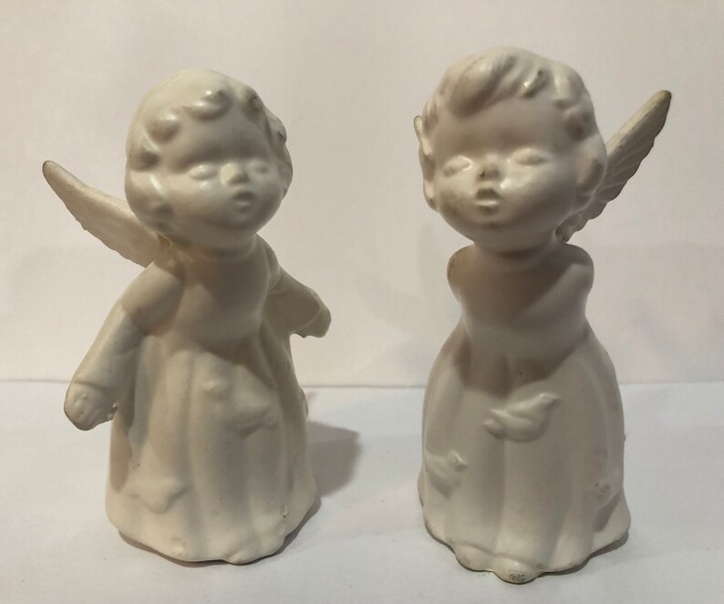Pair of Vintage Japan Angels White Angel Figure Japan - Etsy