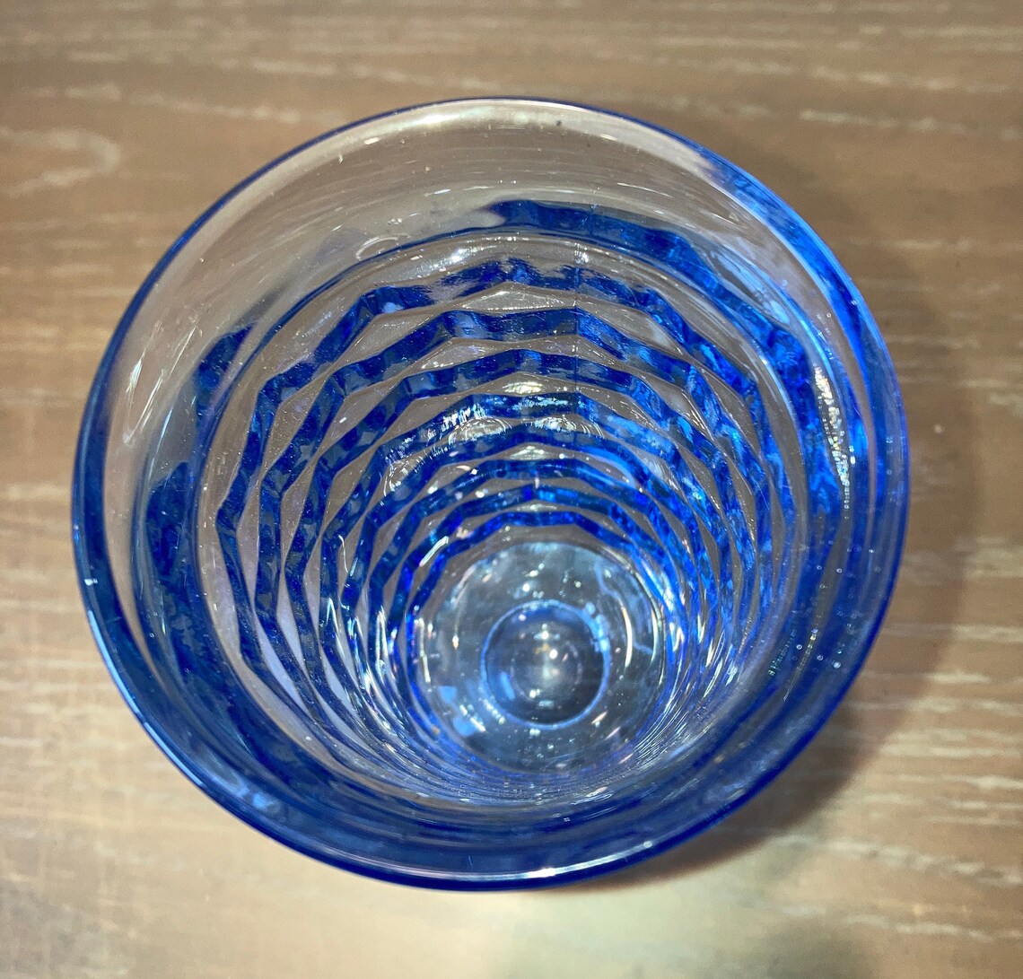 4 Vintage Indiana Whitehall Glasses Whitehall Colony Cubist - Etsy