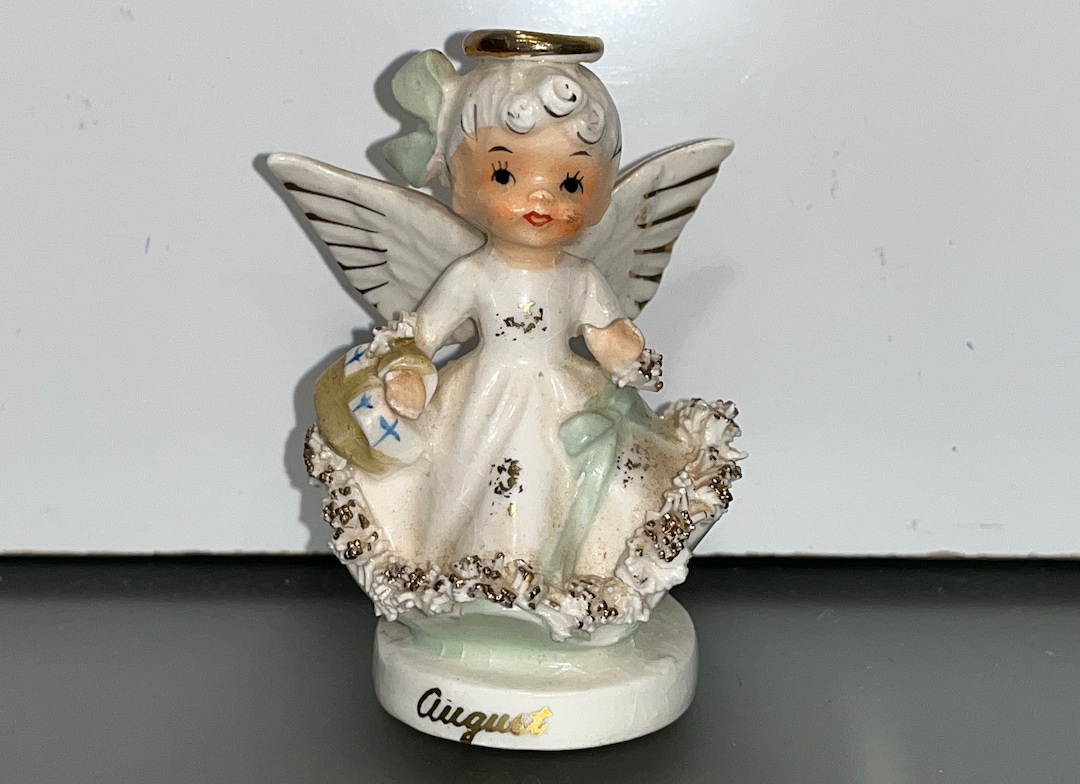 Vintage Napco Japan Spaghetti Angel, Napco August Angel Figure, Japan ...