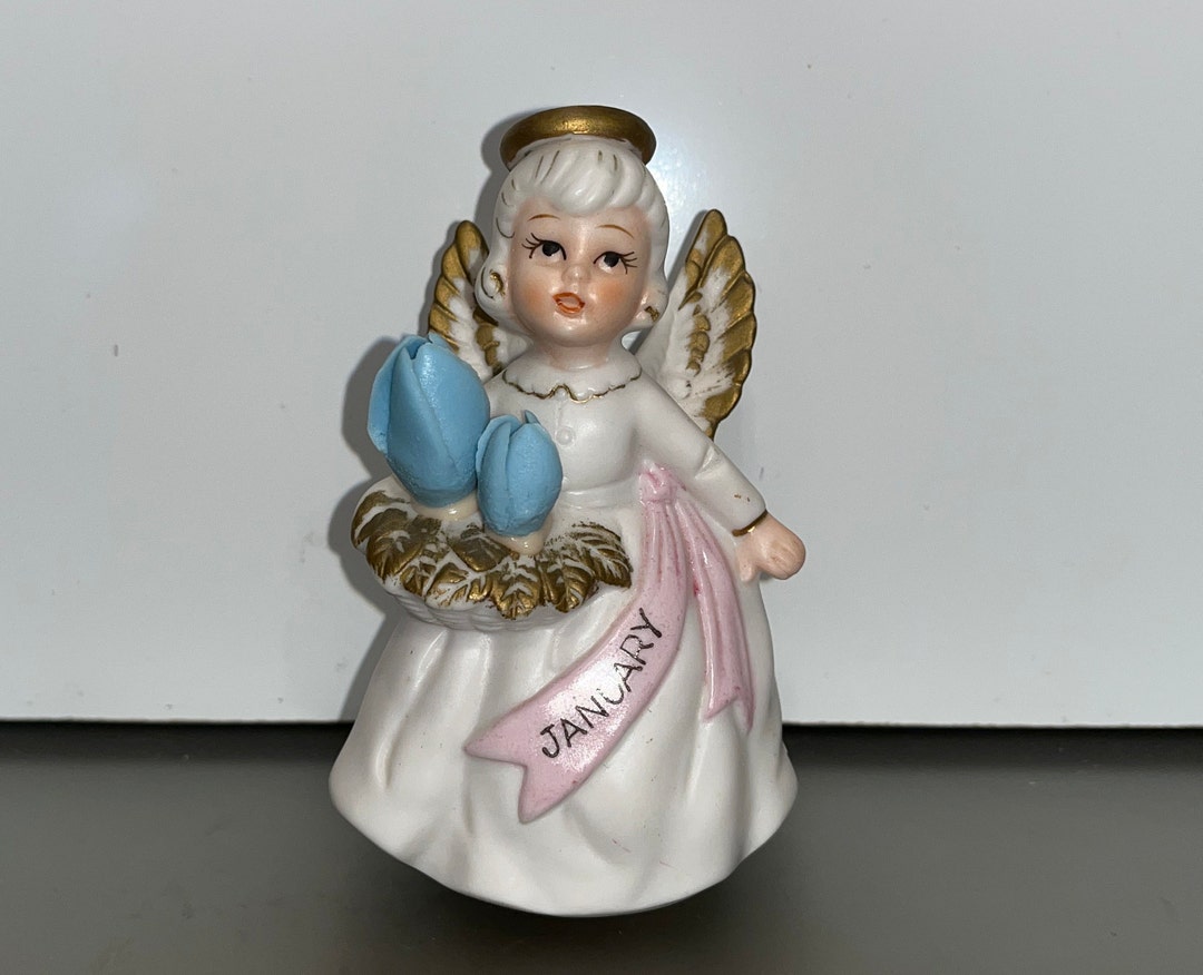 Vintage Japan January Angel Vintage Porcelain Lefton January - Etsy