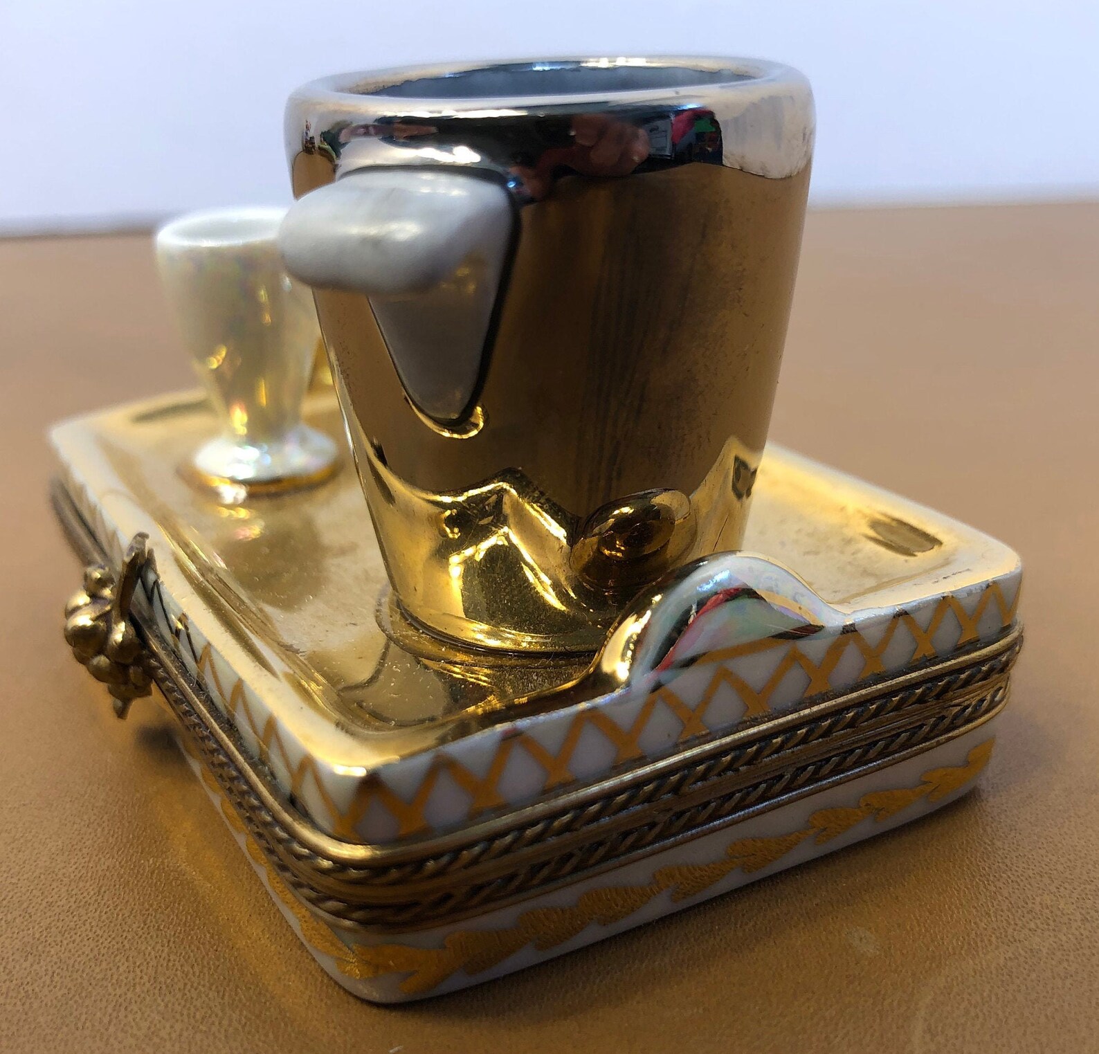 Limoges Wine Set Box Peint Main Wine Bucket Trinket Box Hand - Etsy