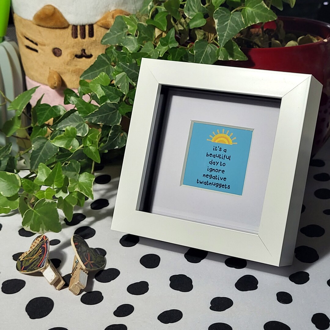 Assfirmations Mini Frames LIMITED EDITION DROP Sweary Positivity ...