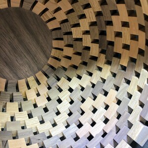 Beech, Walnut and Oak Open Segment Bowl - Etsy