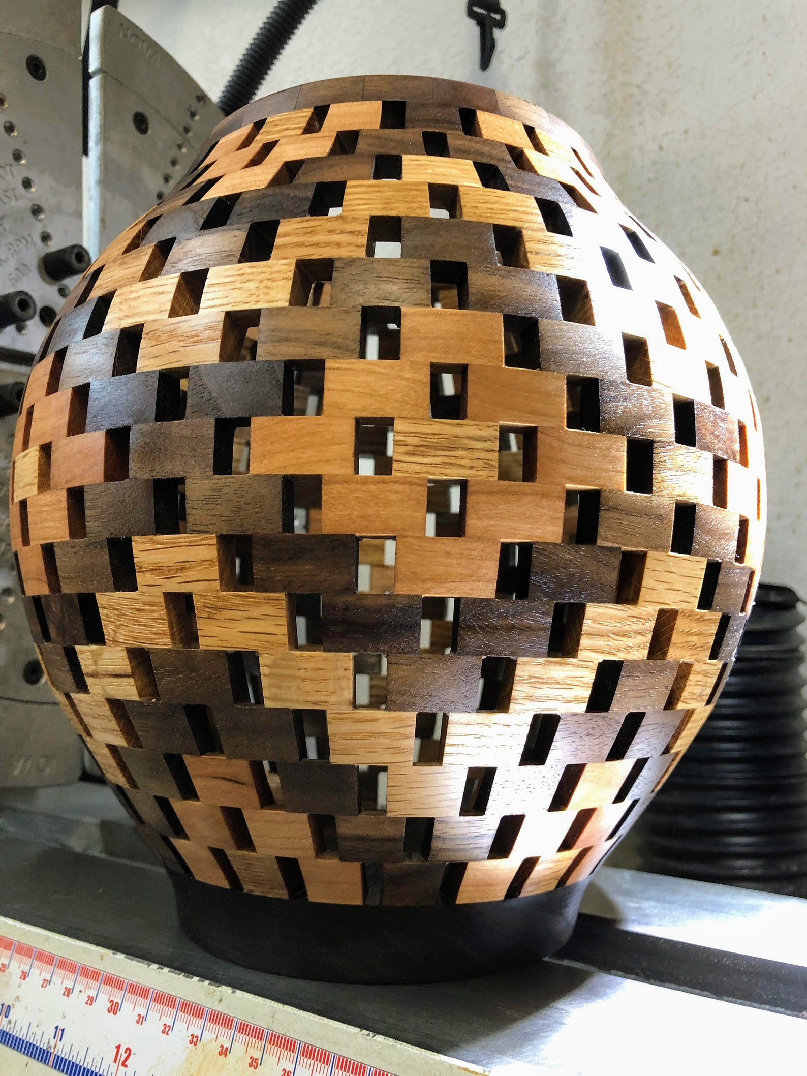 Beech, Walnut and Oak Open Segment Bowl - Etsy