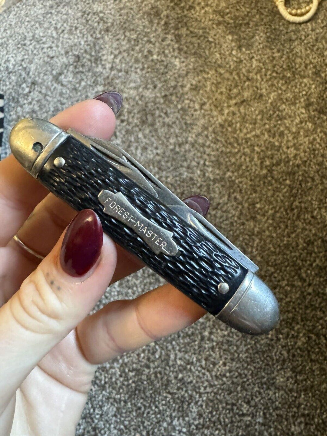 Colonial Forest Master Pocket Knife Folding Blade Made in USA - Etsy