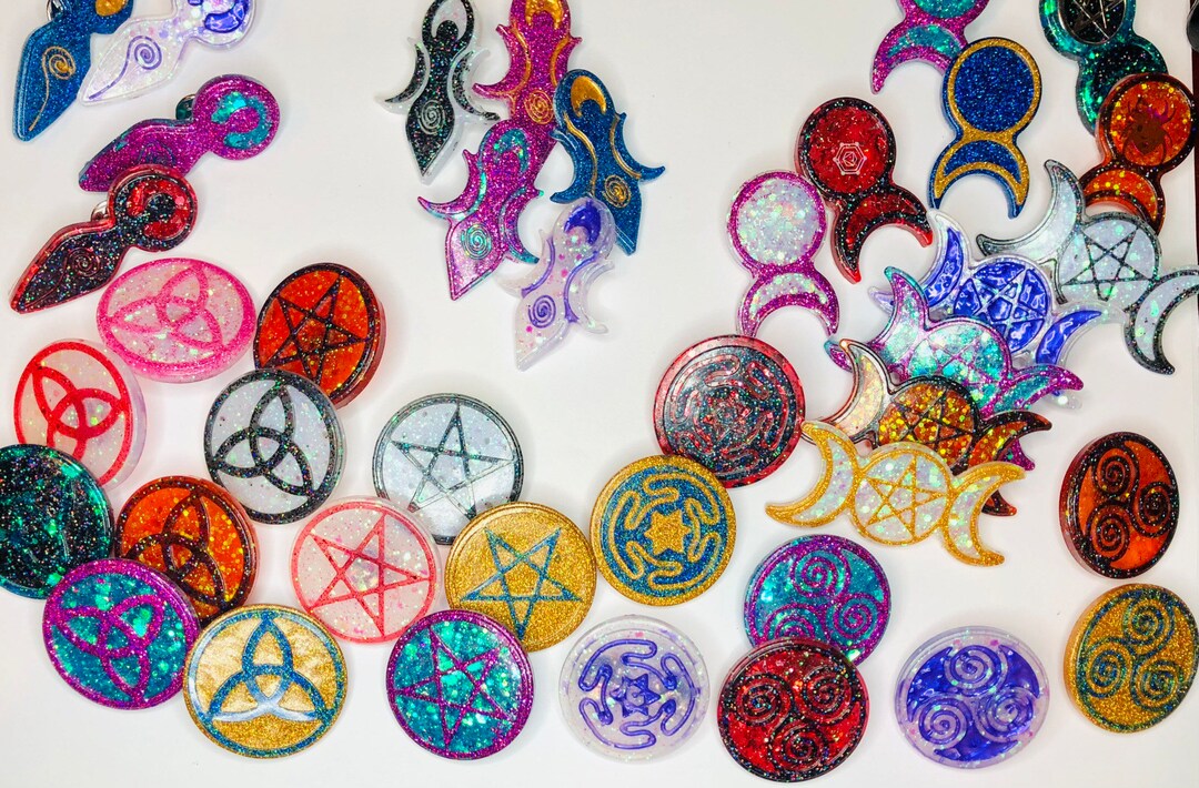 Pagan/wiccan Symbol Pins - Etsy