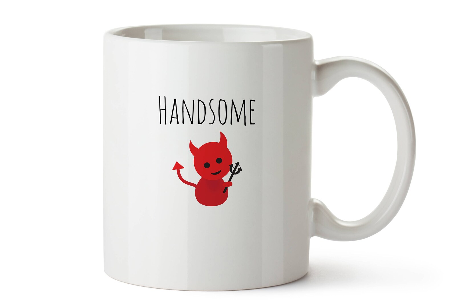 Handsome Devil Mug Cute Mug Handsome Devil White Mug 11oz - Etsy