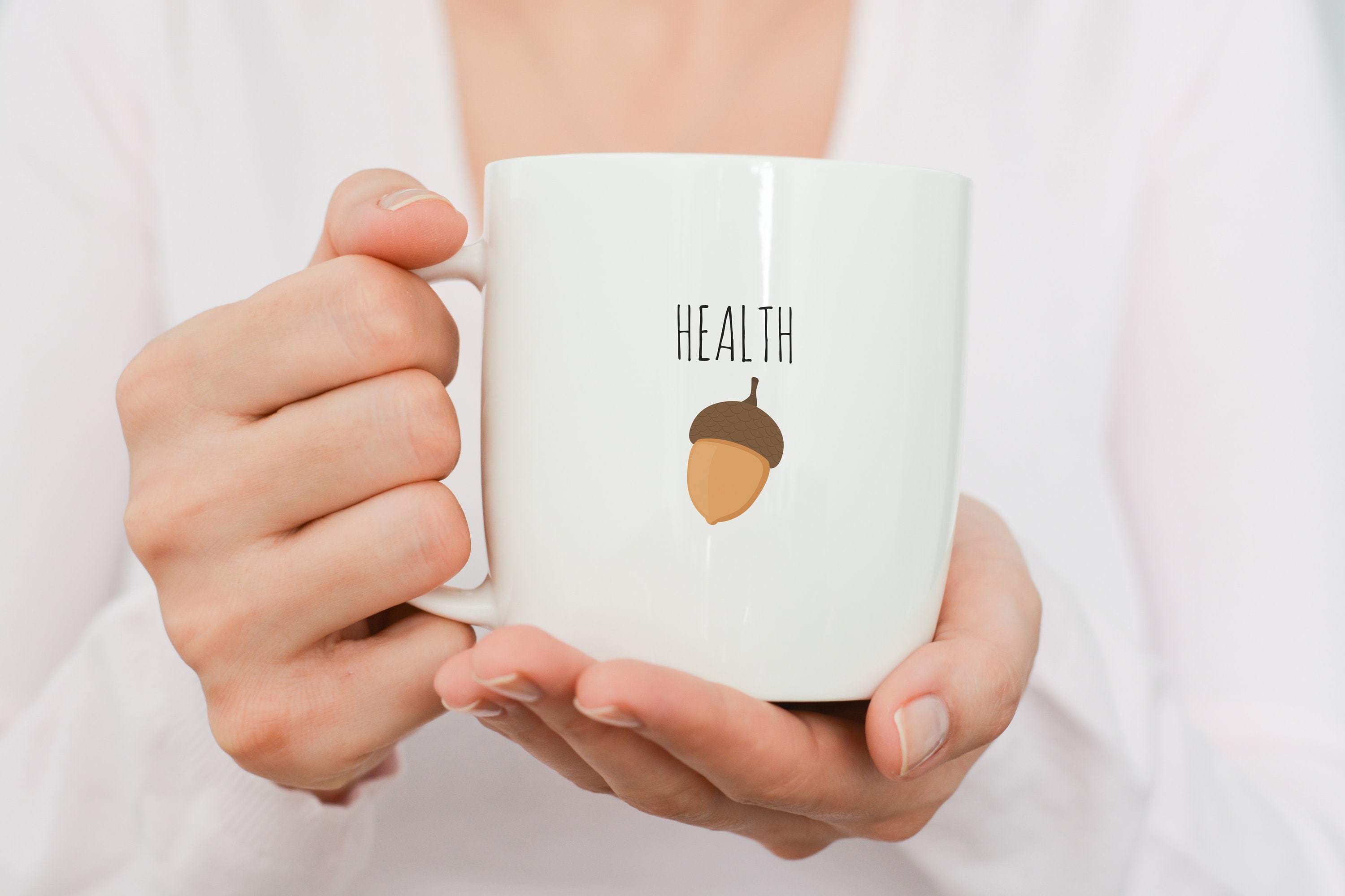 Health Nut Mug Cute Mug White Mug 11oz Mug Coffee Mug | Etsy