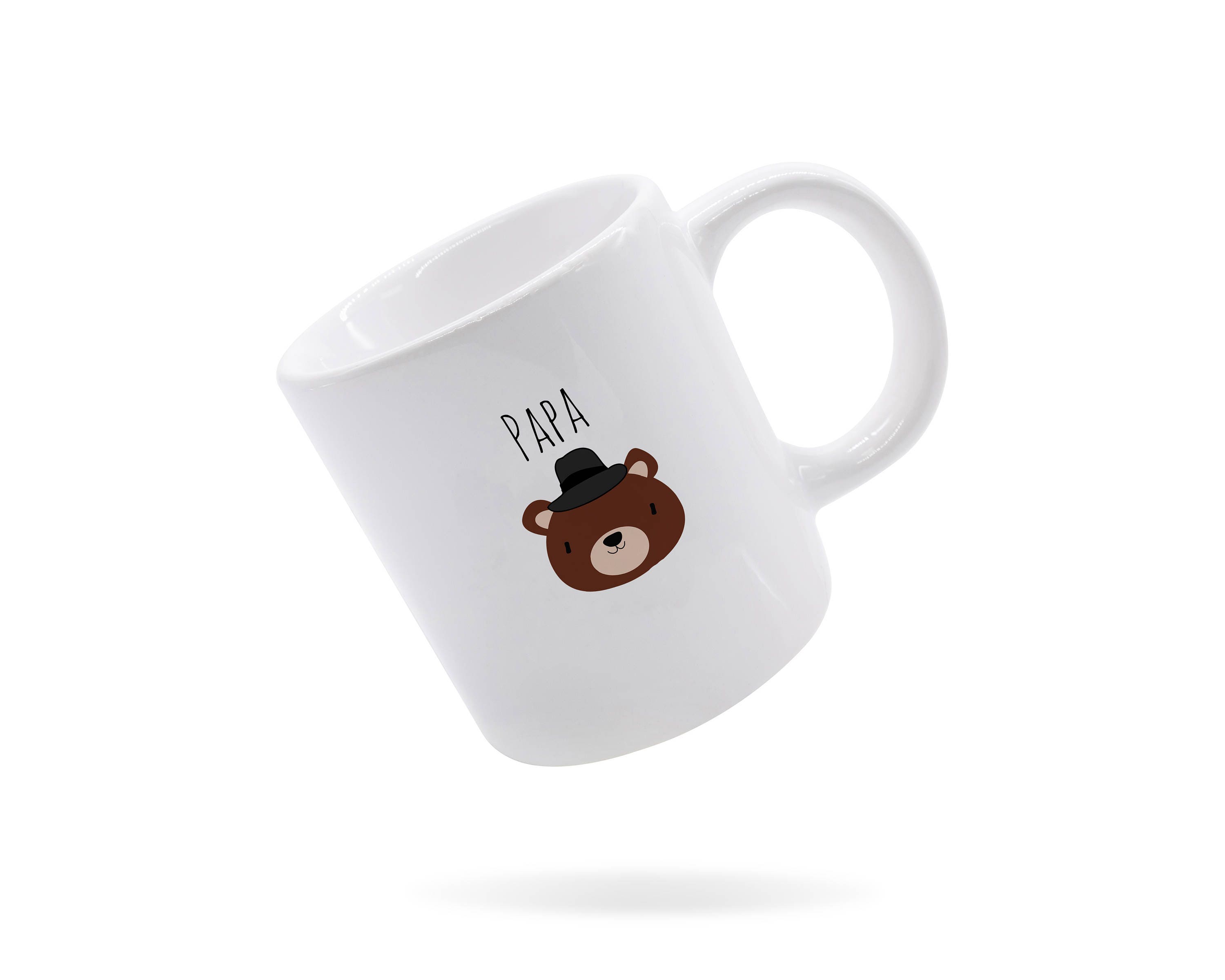 Papa Bear Mug, Cute Mug, Dad, Father, Papa Bear, White Mug, 11oz Mug ...