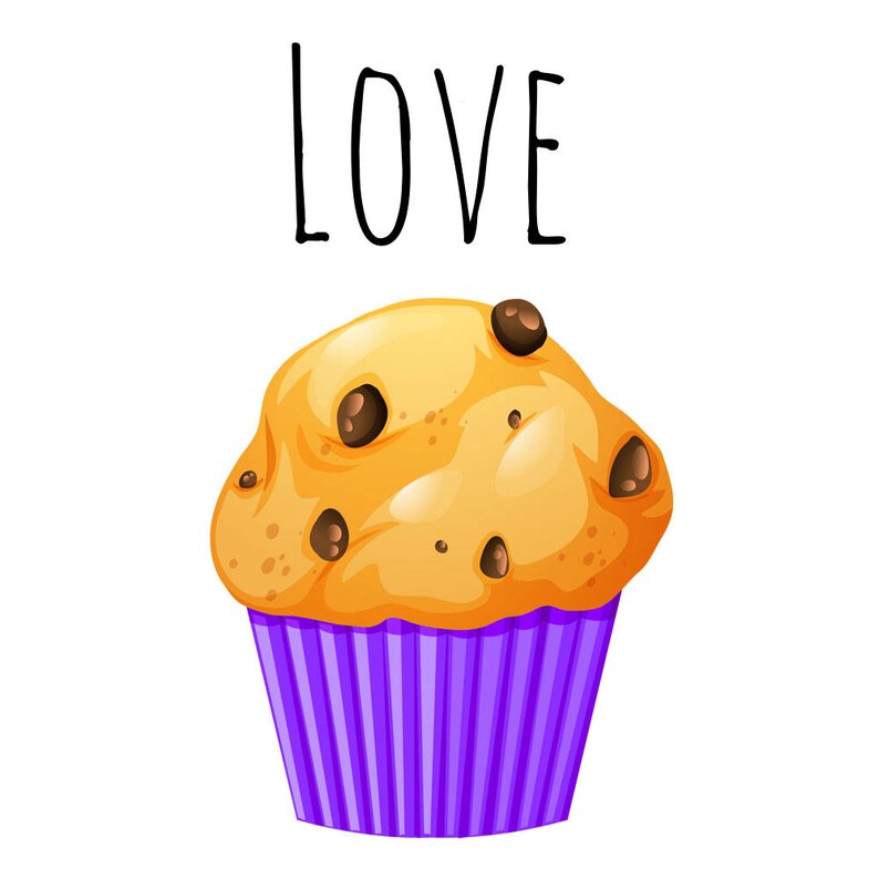 Love Muffin Mug, Cute Mug, Love Muffin, White Mug, 11oz Mug, Coffee Mug ...