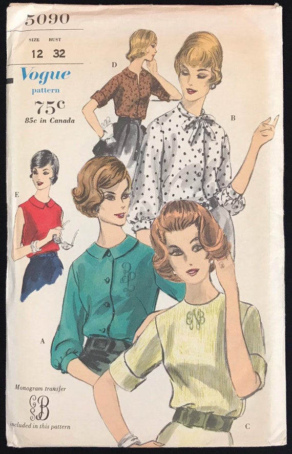 60s Blouse Pattern