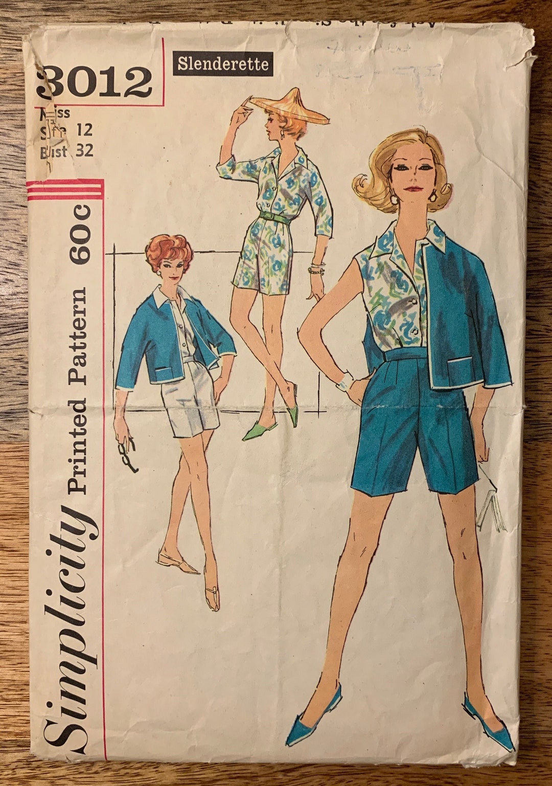 60s Simplicity 3012 Summer Separates Pattern - Etsy.de