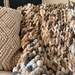 The Knit ~super Soft~ Cozy Chenille Orange Marbled Blanket - Etsy