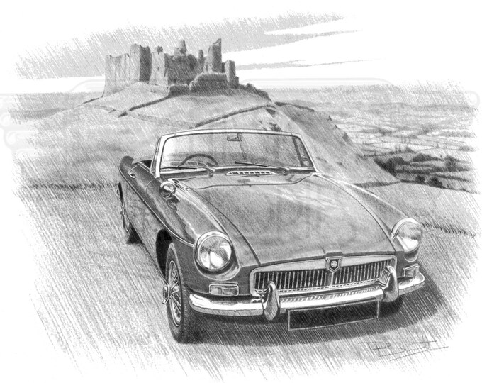 1974-1980 MG MGB Roadster Side Stripe Decal Graphic Kit GT Roadster ...