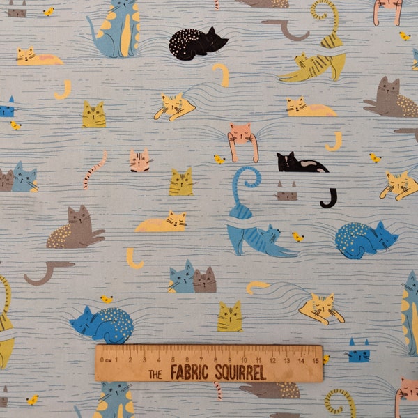 Cat Fabric - Etsy