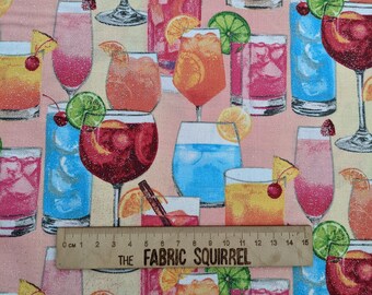 Cocktail Fabric | Etsy