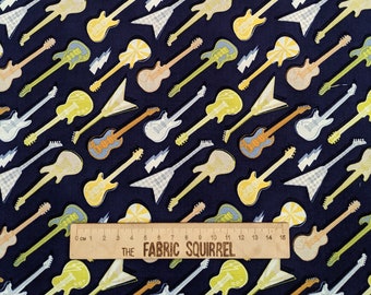 Guitar Fabric | Etsy