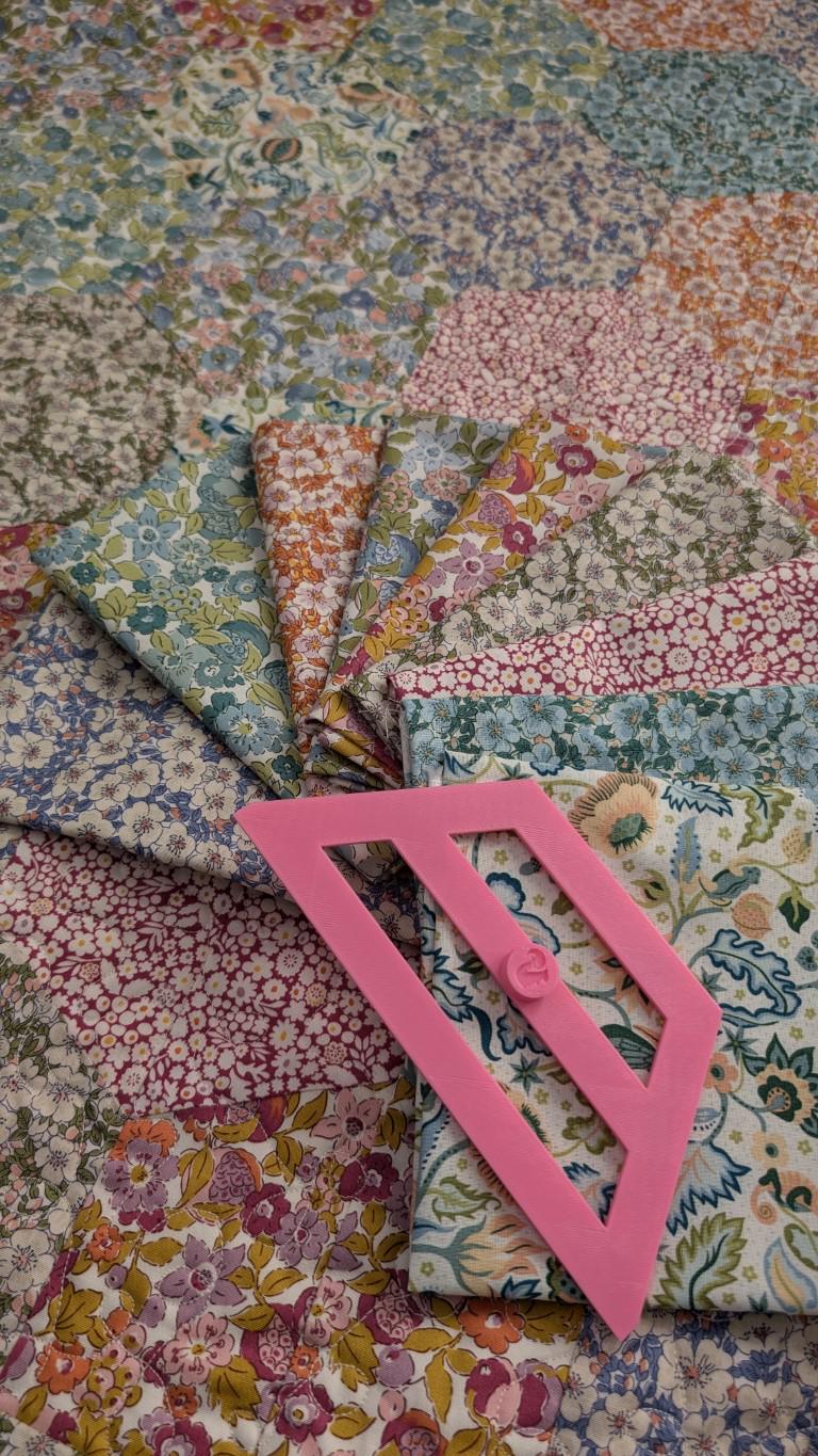 Half Hexagon Template - Quilt Template - Gifts for Sewers - Easy ...