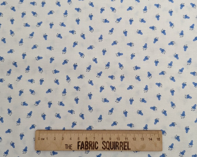 Bluebell Flower Fabric - Bluebell Woods by Lewis and Irene - Spring ...