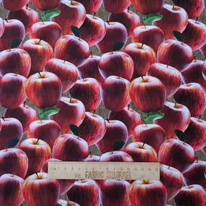 Apple Fabric - Apple Orchard Woven Quilting Cotton Material - Camelot ...