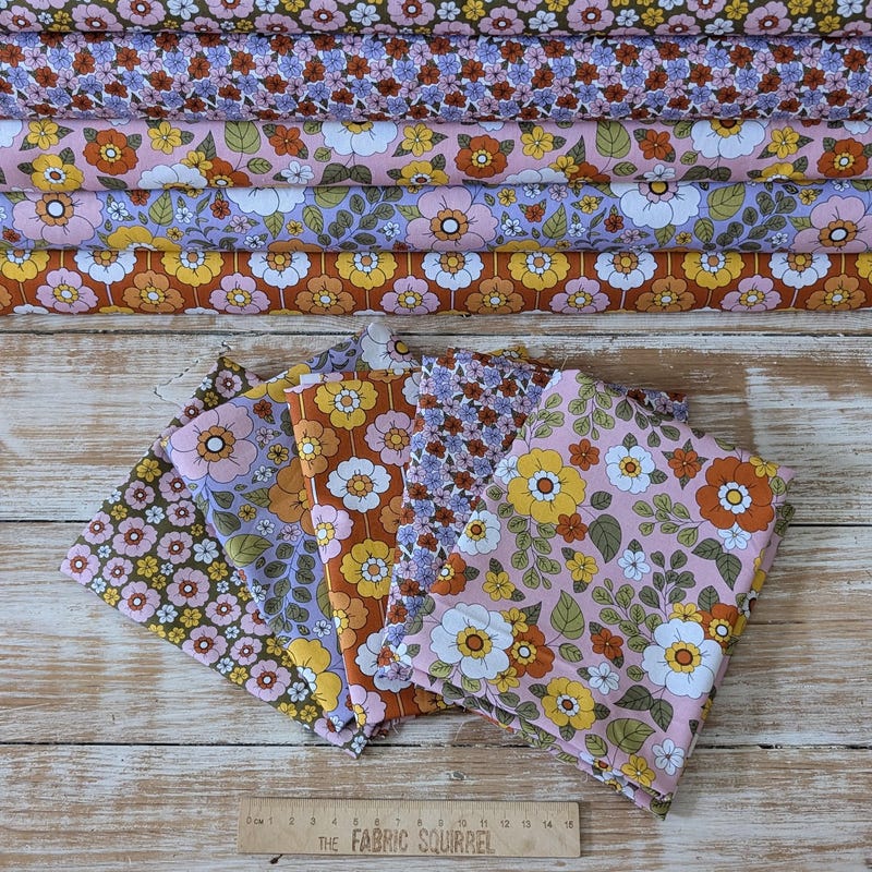 Groovy Fabric - Etsy