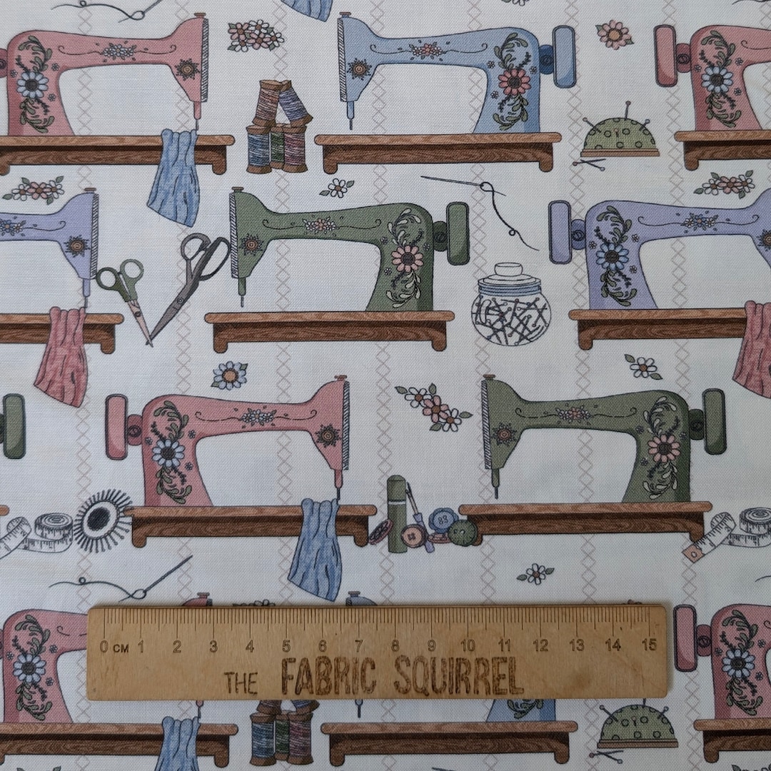 Sewing Machine Fabric - Sewing Table Fabric - Seamstress Studios From ...