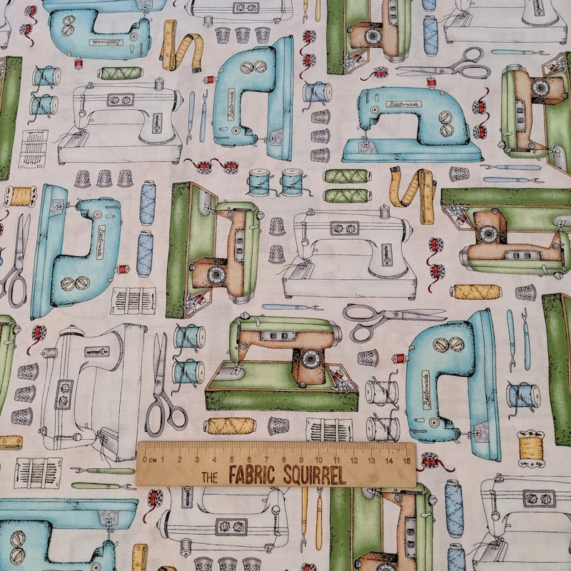 Sewing Theme Fabric - Etsy
