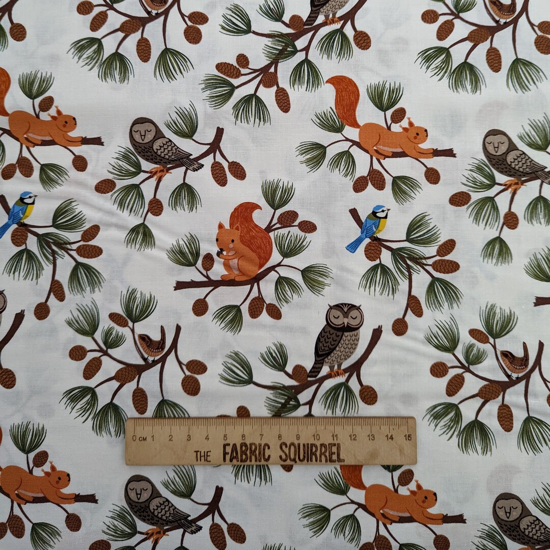 British Autumn Fabric Collection - Evergreen From Lewis and Irene ...