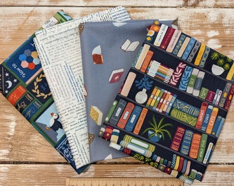 Book Print Fabric | Etsy UK