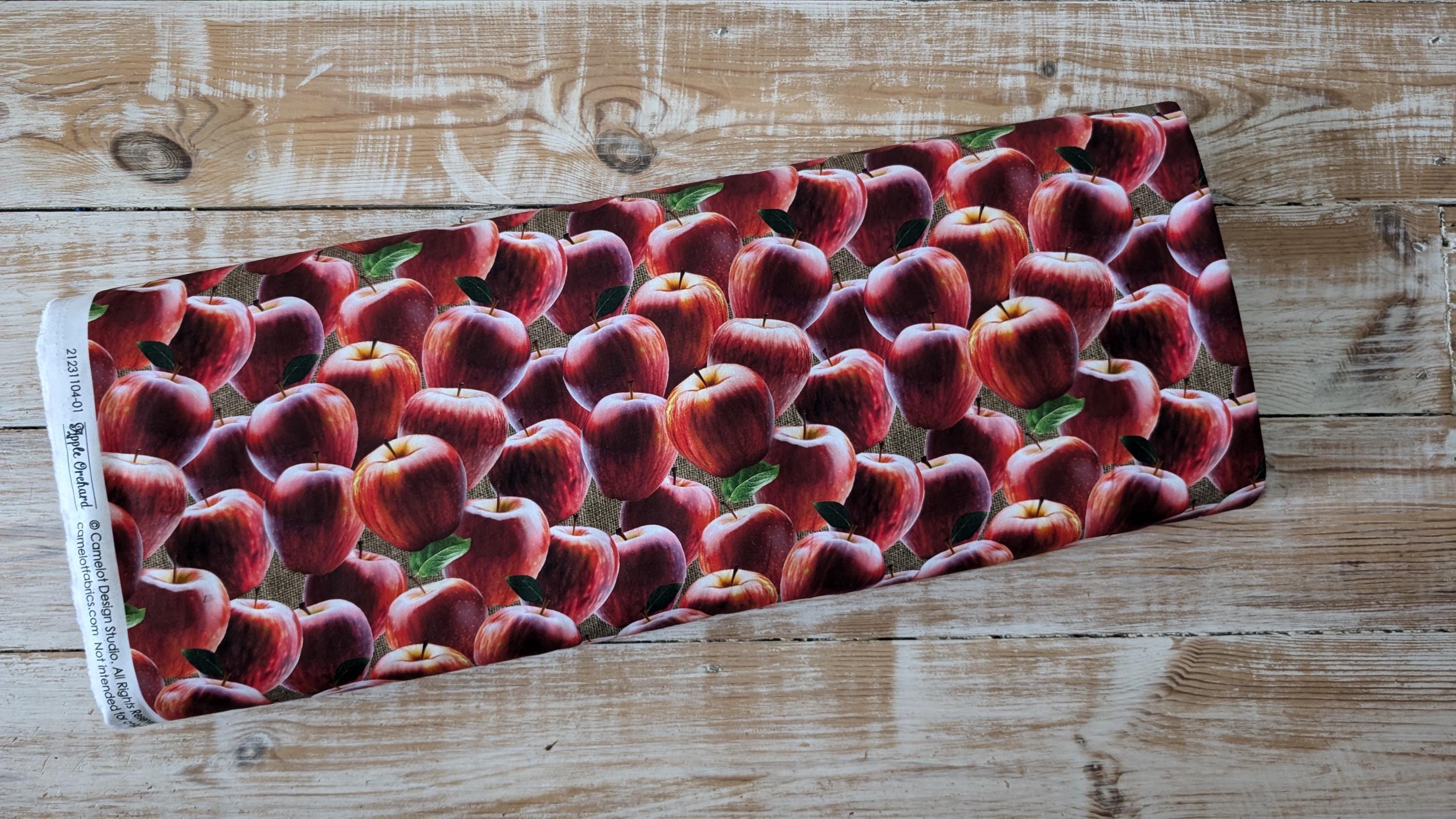 Apple Fabric - Apple Orchard Woven Quilting Cotton Material - Camelot ...