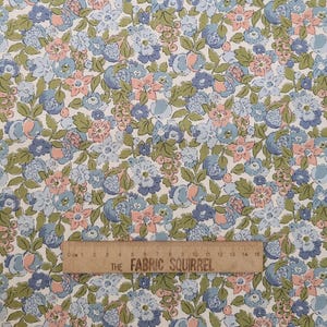 Liberty Tree of Life Fabric - Liberty Quilting Cotton - Colourful ...