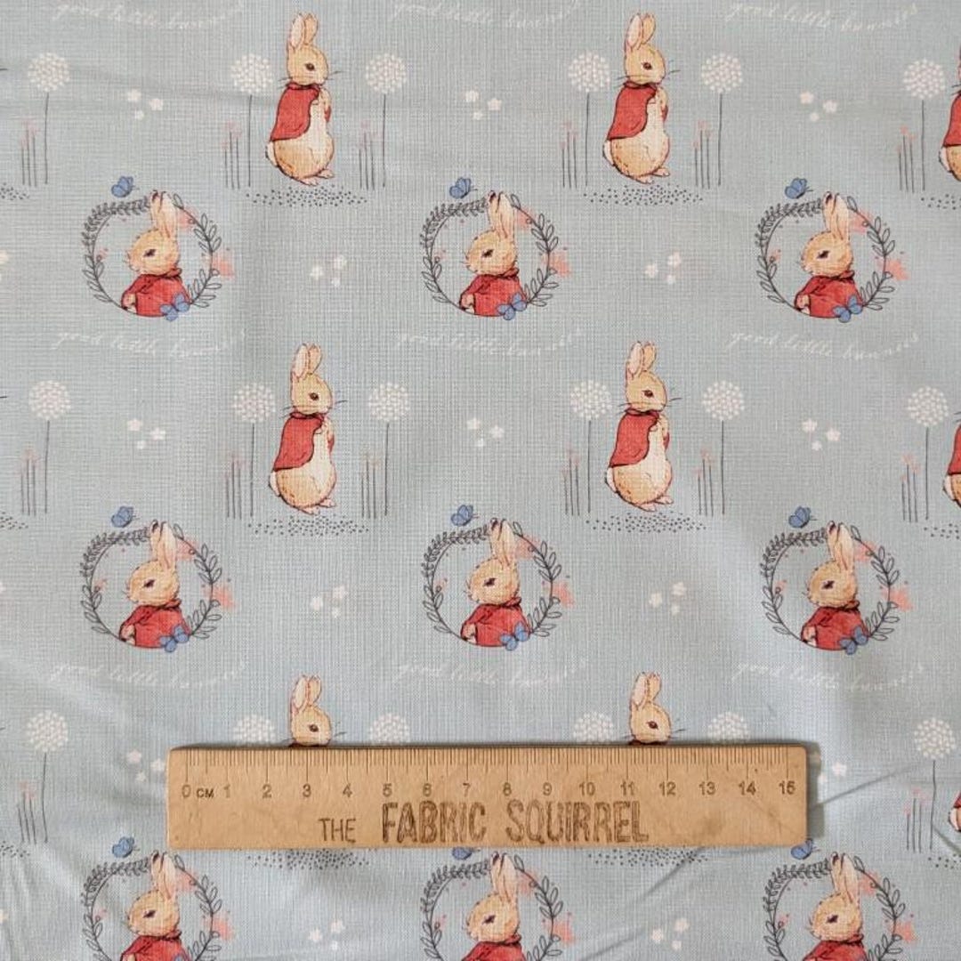 Flopsy and Mopsy Bunnies Fabric - Peter Rabbit Characters Cotton ...