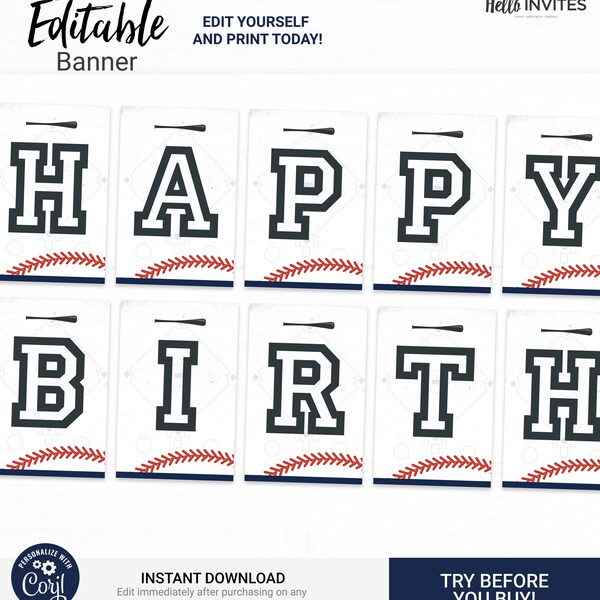 Baseball Field Banner - Etsy