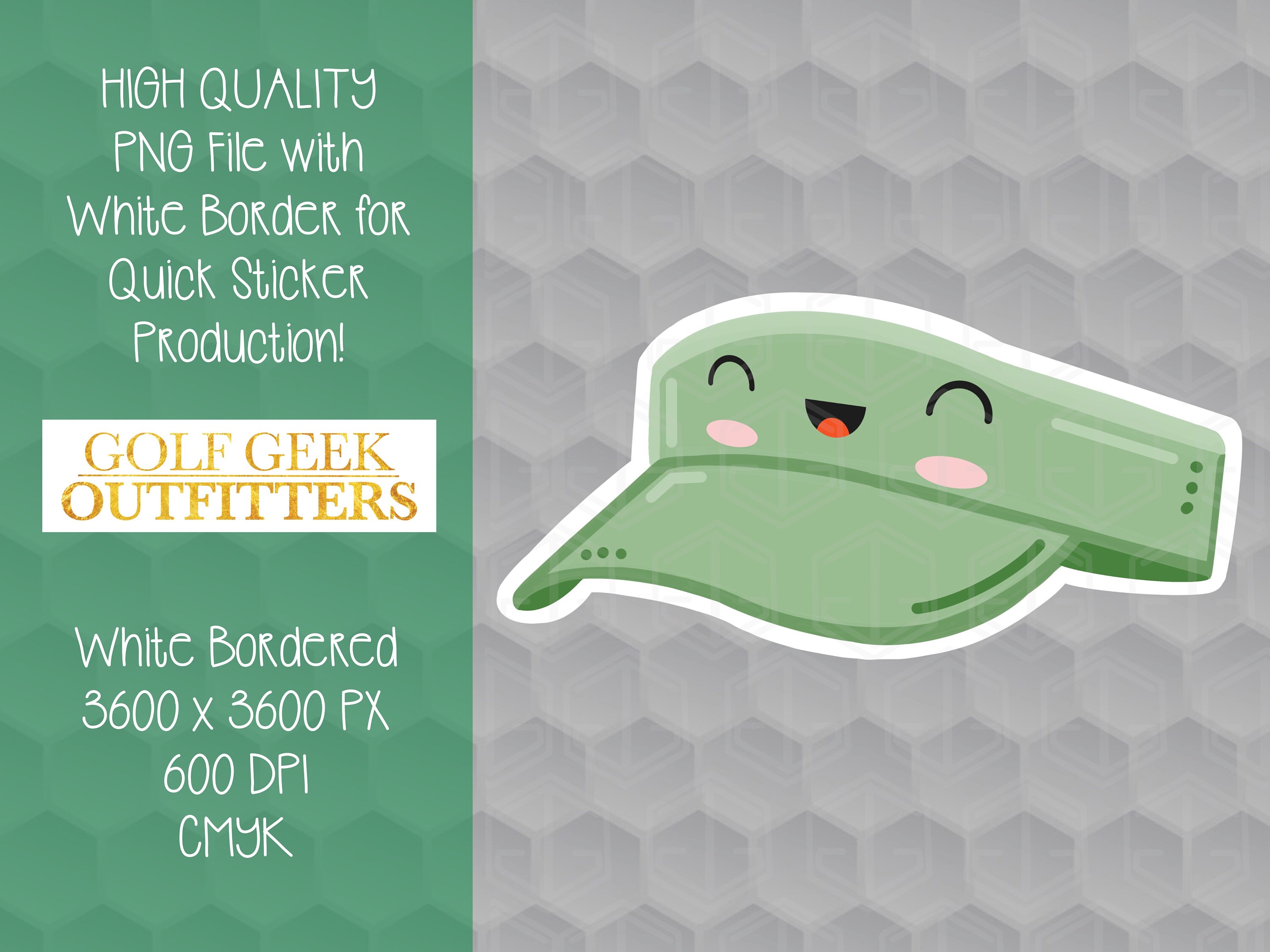 Kawaii Golf Visor PNG Cartoon Sun Shade Sublimation Cute - Etsy UK