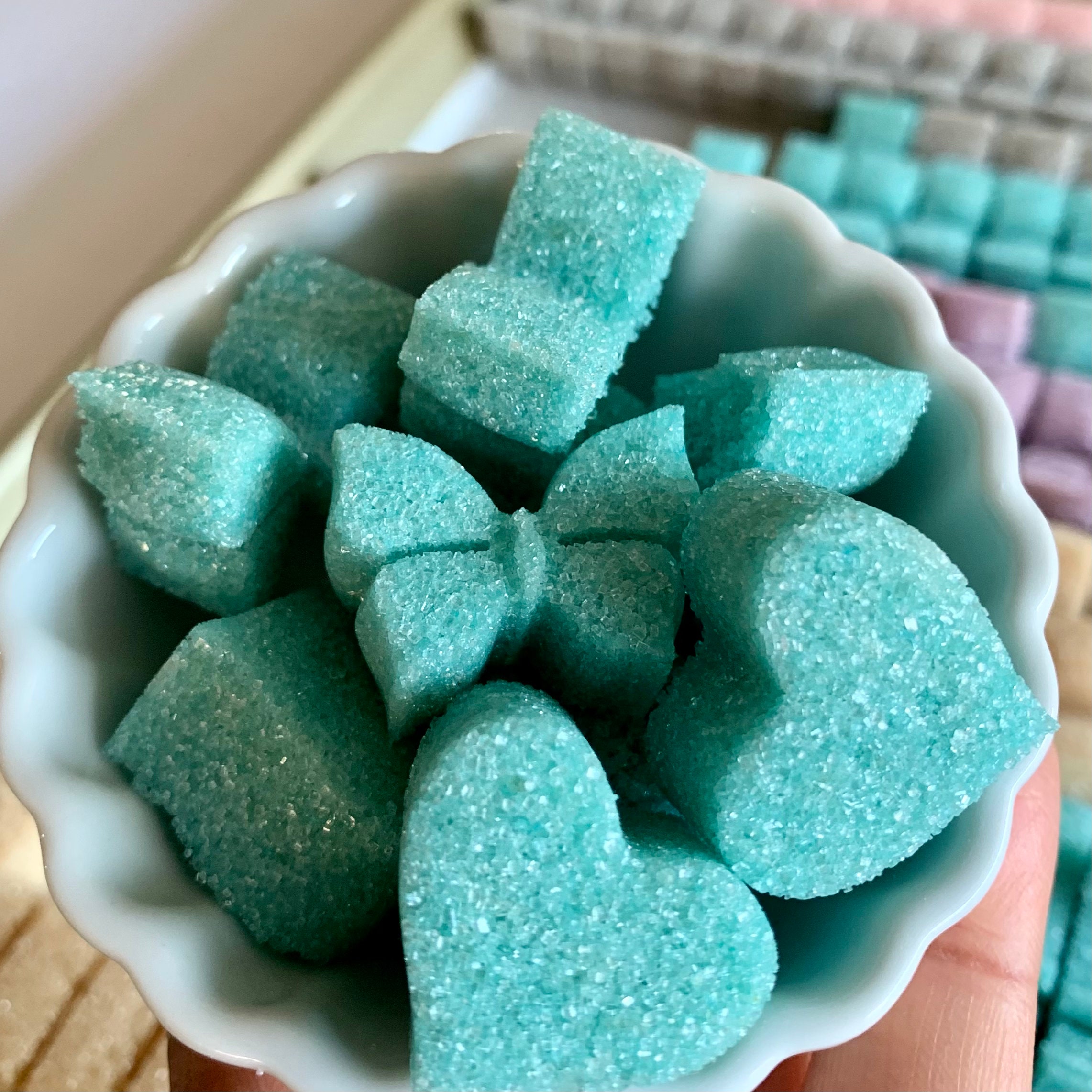 Colorful Vegan Sugar Cubes for Tea and Coffee Rainbow Gourmet - Etsy Canada