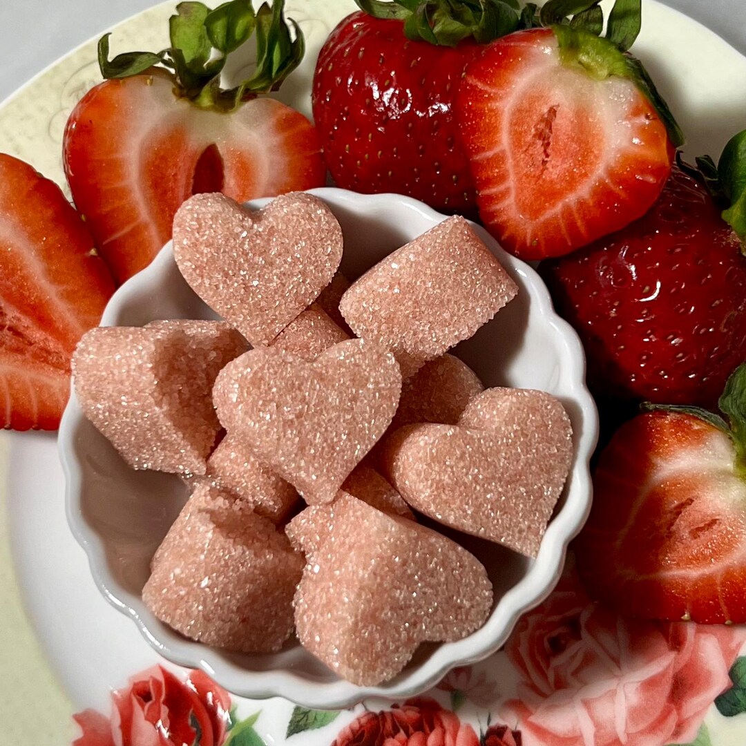 Strawberry Sparkle Cotton Candy Flavored Sugar Cubes for Tea, Champagne ...