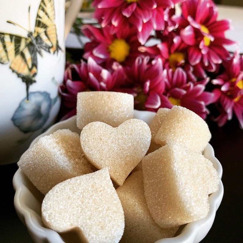 Organic Vanilla Sugar Cubes for Tea, Mother's Day, Tea Party, Easter ...