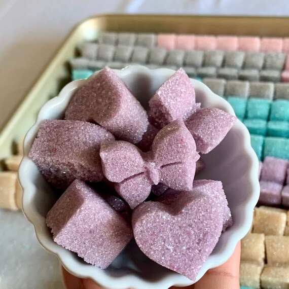 Colorful Vegan Sugar Cubes for Tea and Coffee Rainbow Gourmet - Etsy