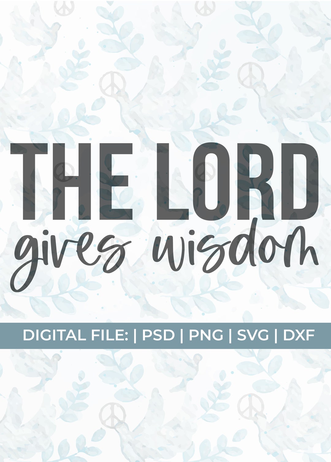 Worship Svg the Lord Gives Wisdom Svg Lord Svg Christian - Etsy