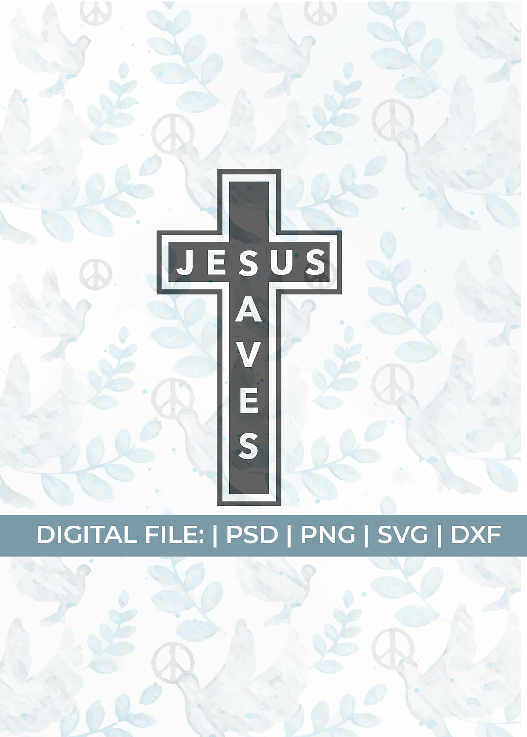 Jesús salva svg cristiano svg religioso svg fe cruz svg - Etsy México