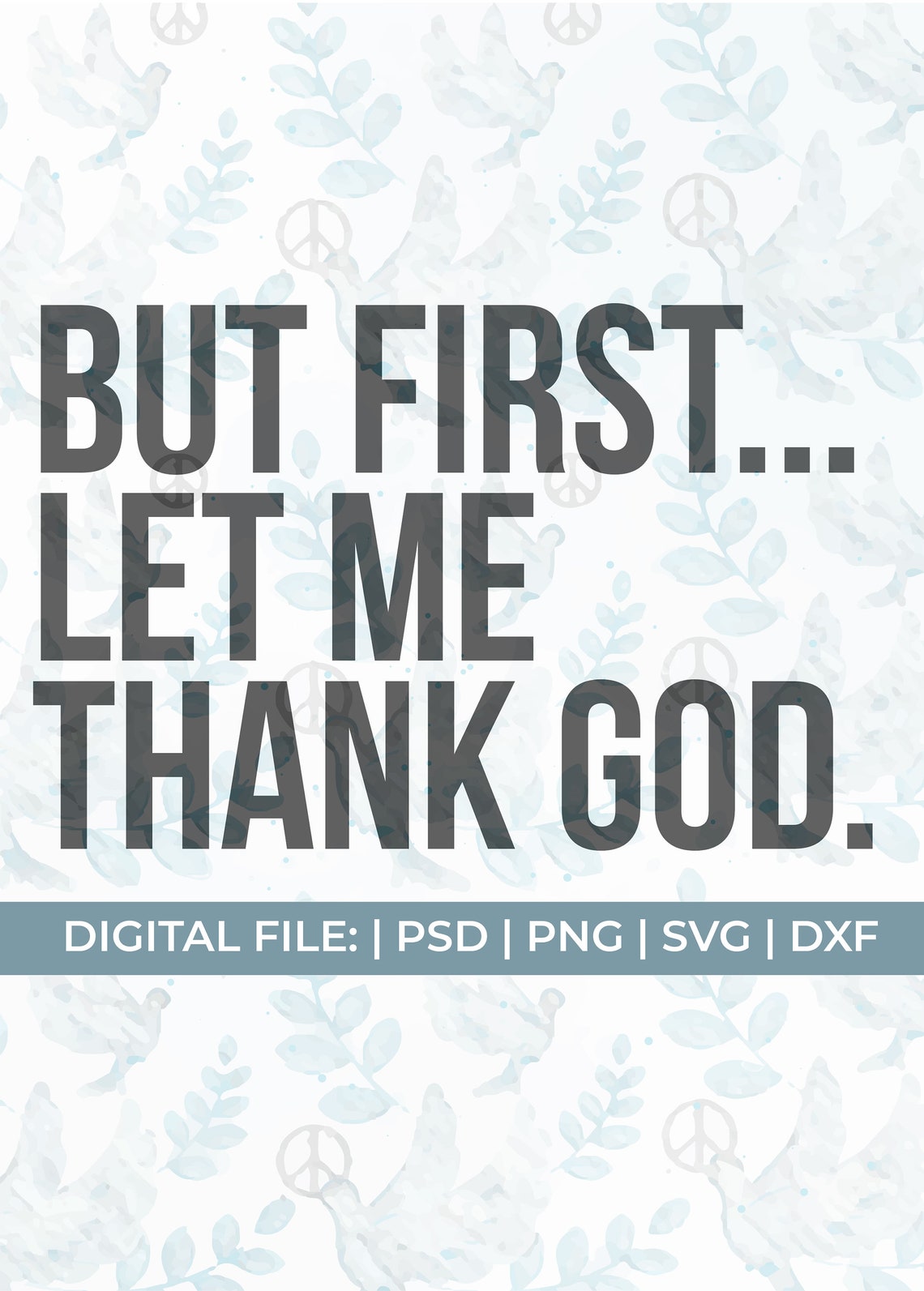 But First Let Me Thank God Svg Religious Svg Jesus Svg - Etsy