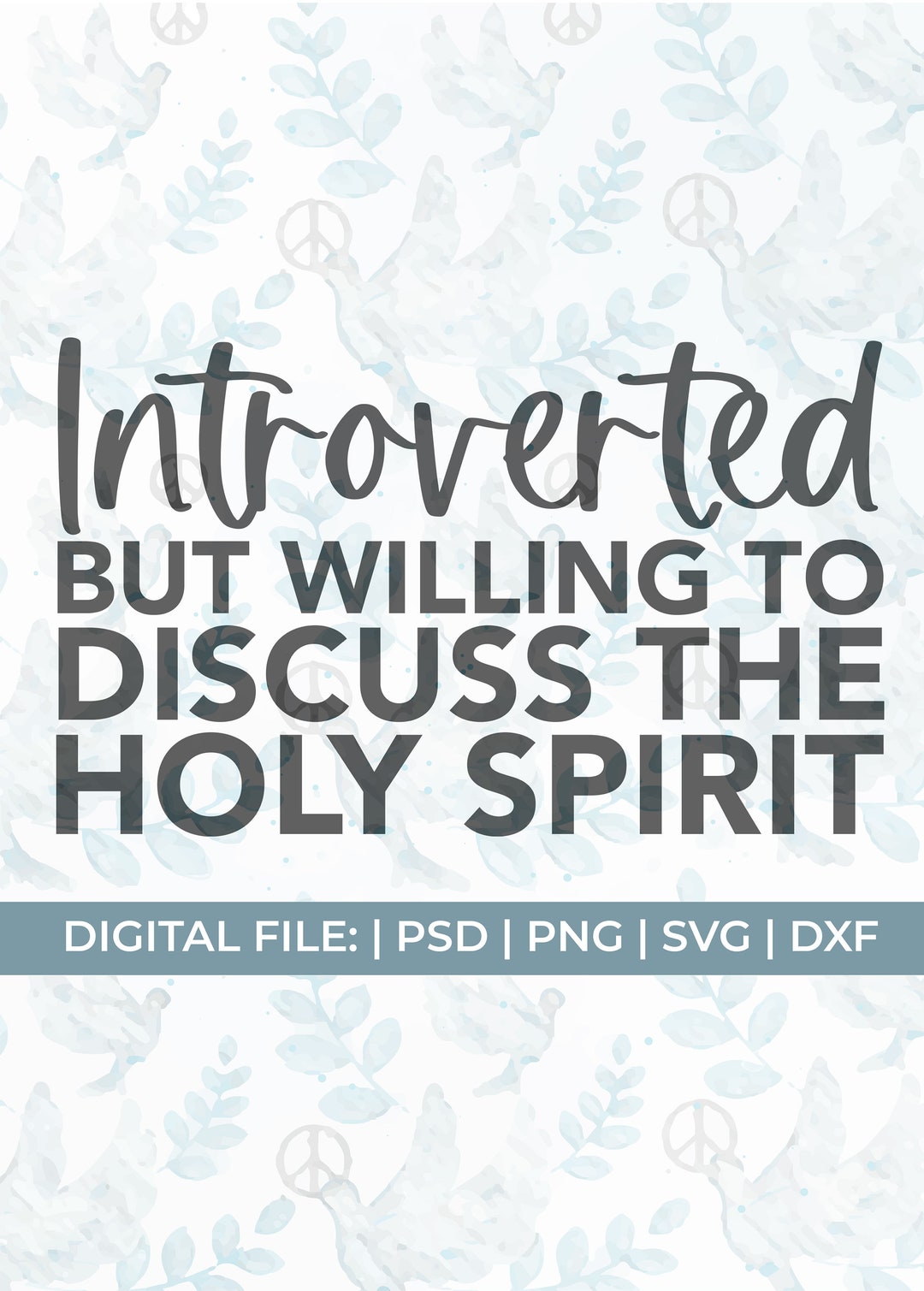 Holy Spirit Svg Introverted Svg Spirit Activate Svg - Etsy