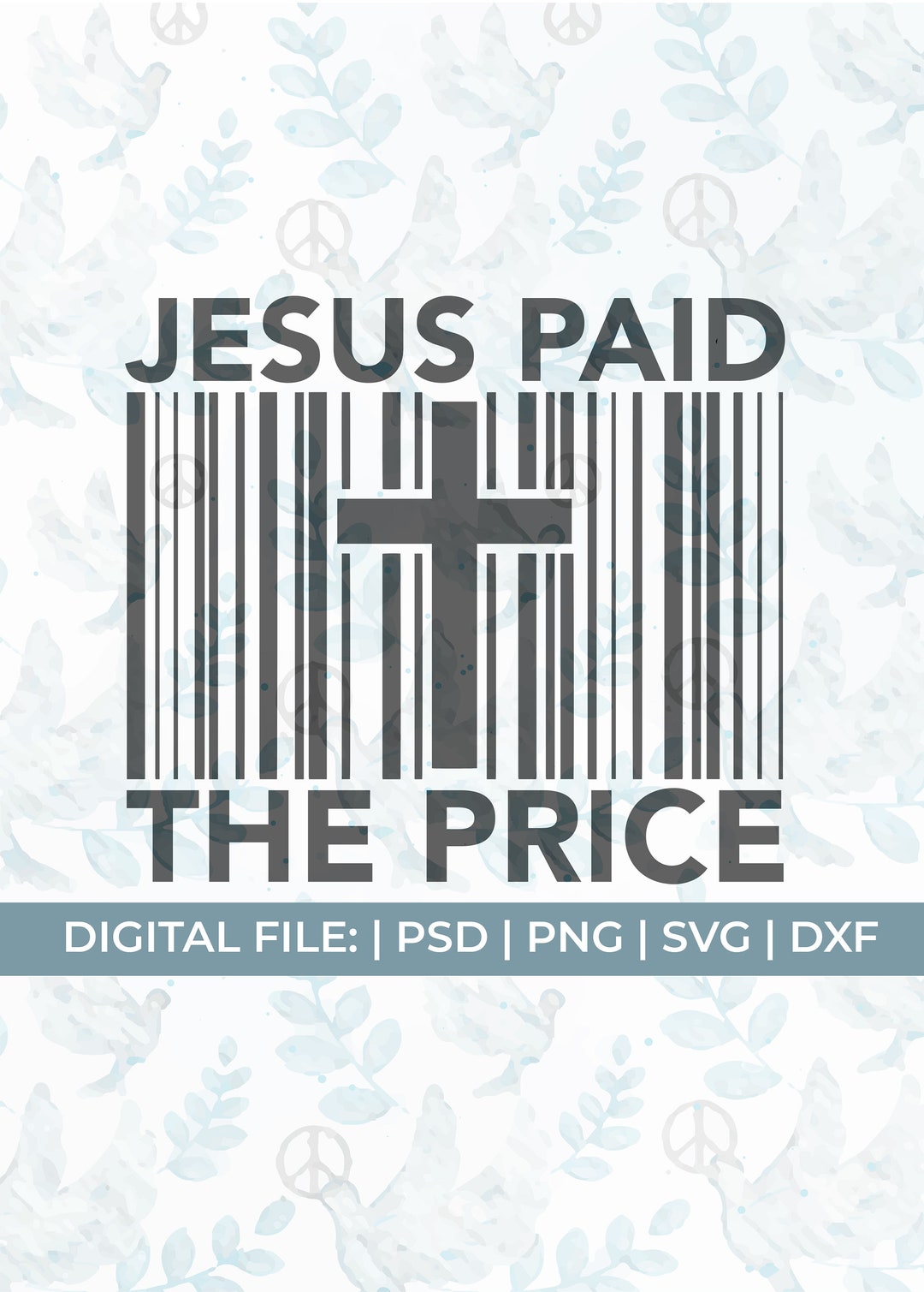 Jesus Paid the Price Svg, Jesus Svg, Faith Cross Svg, Corinthians Svg ...